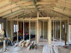 Cavity Wall System Portfolio – Timber Log Build